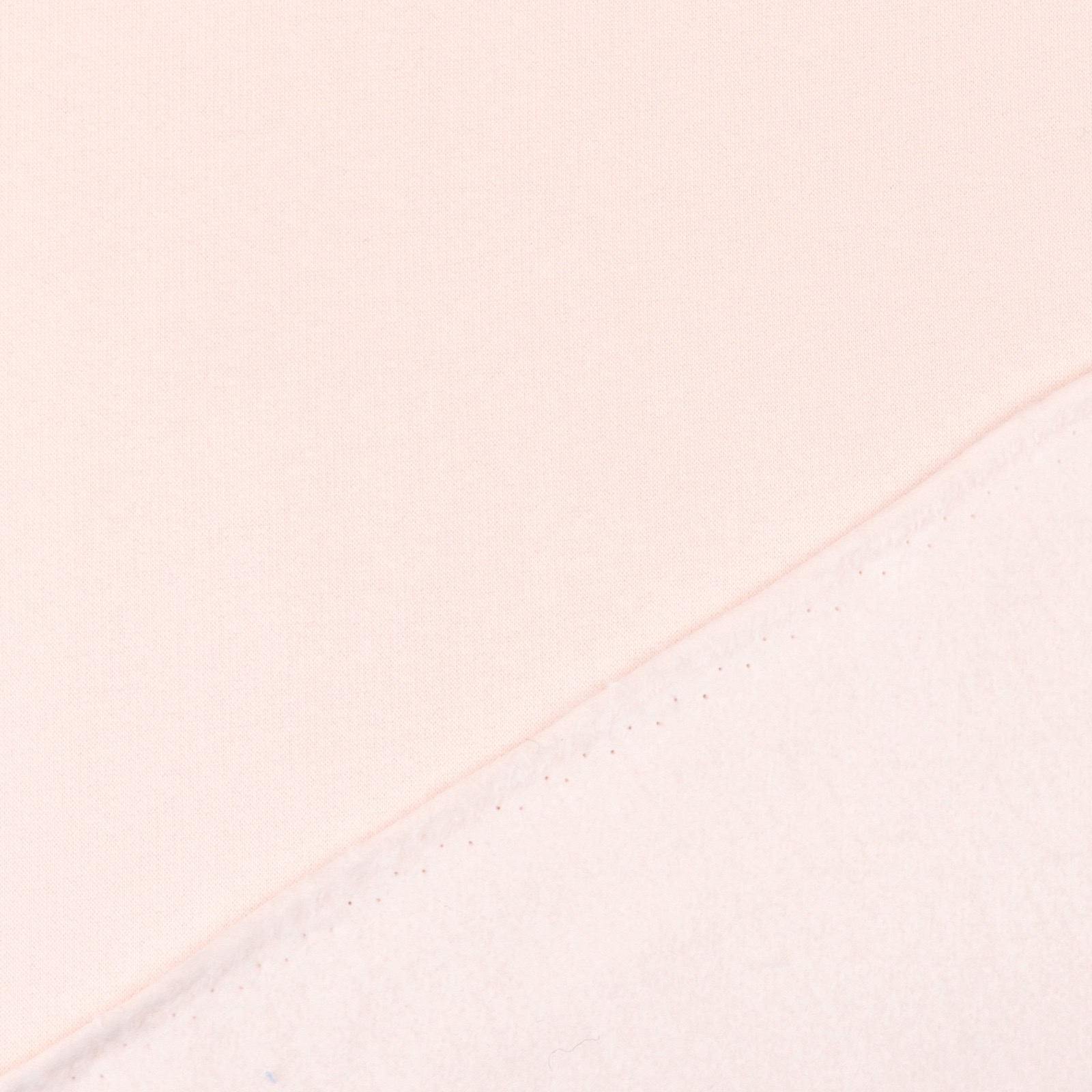 Sweatstoff, rosa hell, uni - mahler.stoffe
